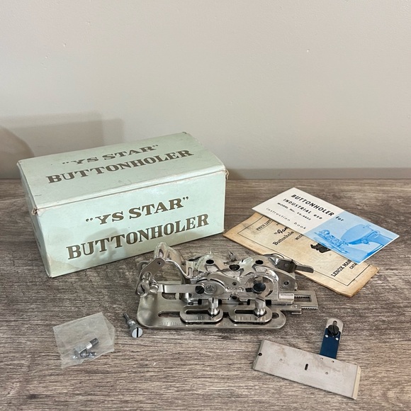 Other | Vintage Ys Star Buttonholer Industrial Use Model Ys4455 ...